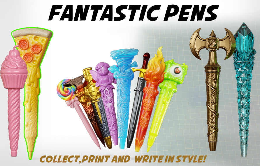 Magic Pens! Write like a master! Campaign - MyMiniFactory