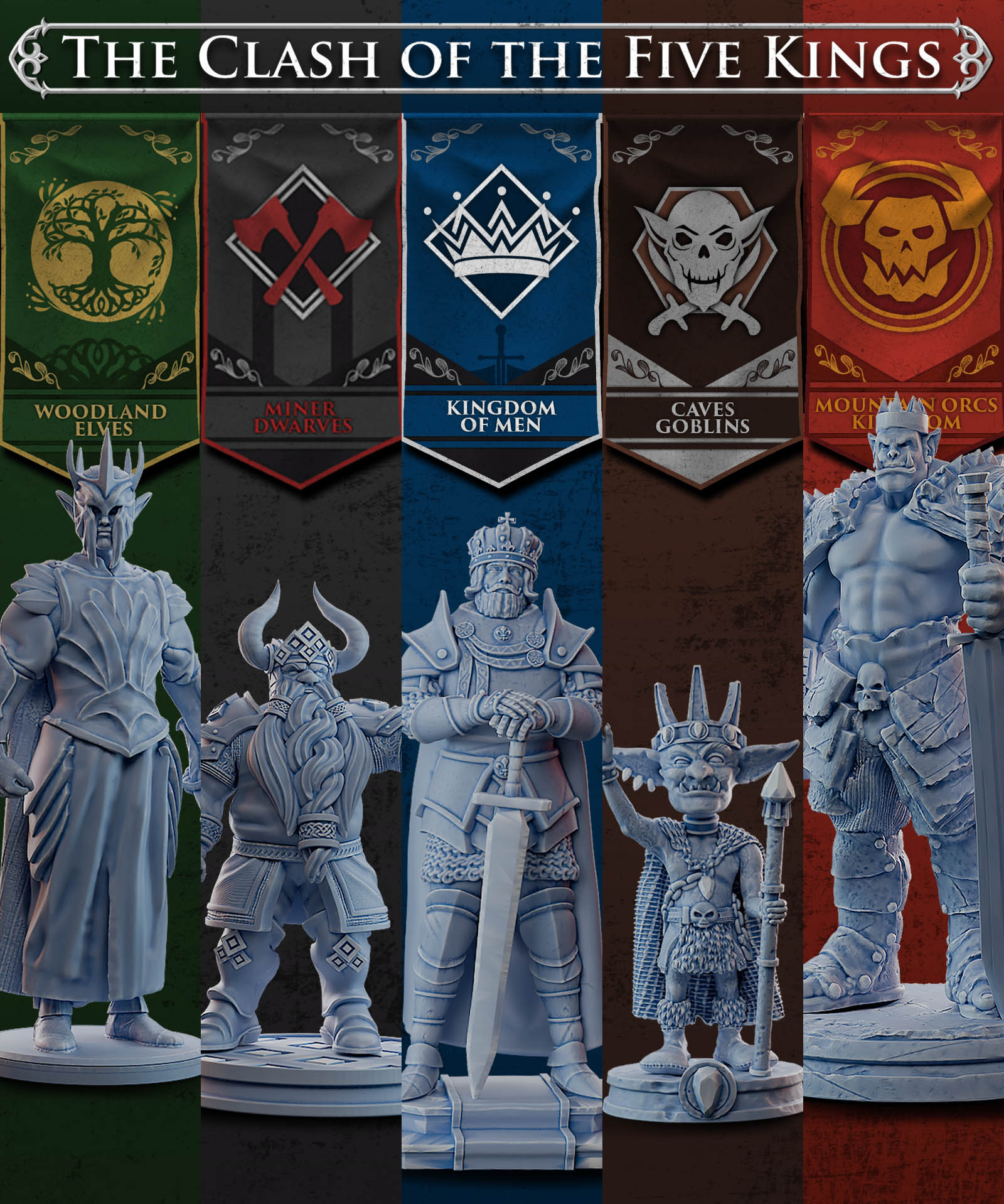 The Clash of the Five Kings Campaign - MyMiniFactory