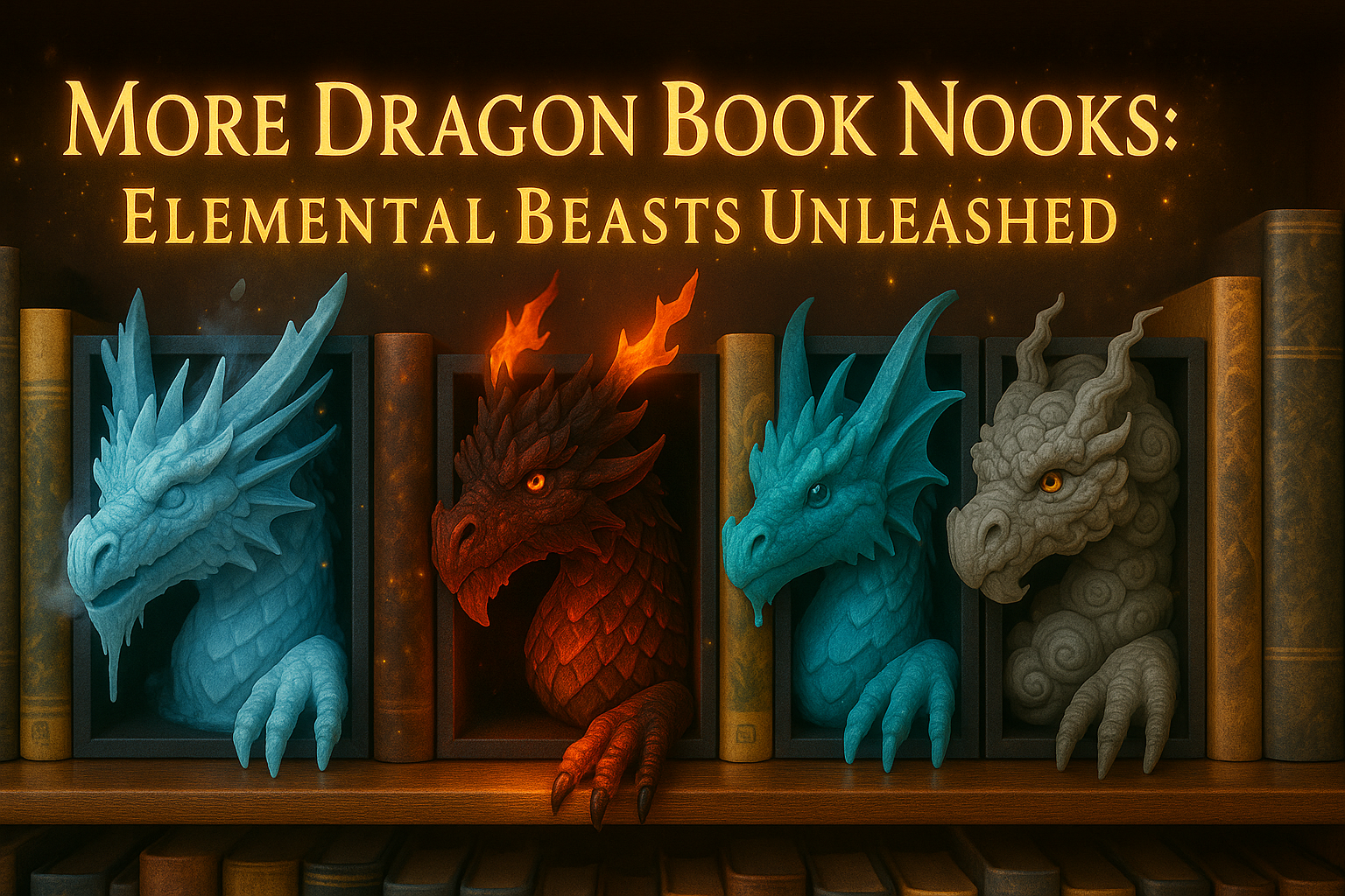 10 More Dragon Book Nooks: Elemental Beasts Unleashed Campaign ...