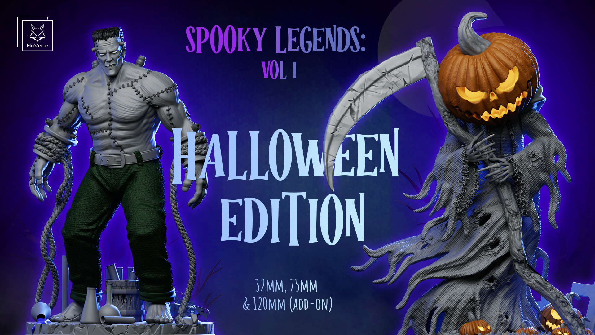 Spooky Legends: Halloween Edition VOL I Campaign - MyMiniFactory