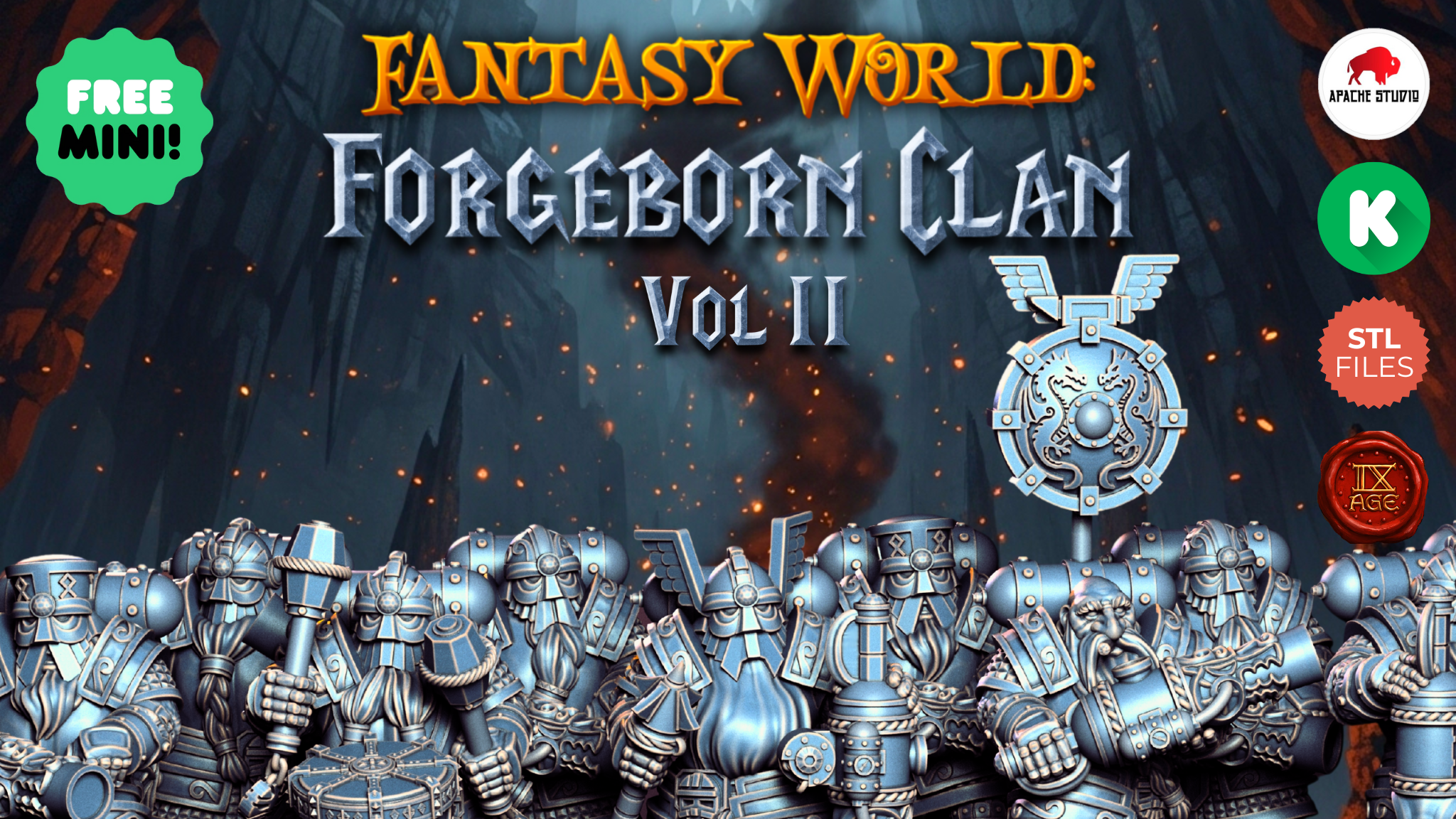 Fantasy World: Forgeborn Clan Vol II Campaign - MyMiniFactory