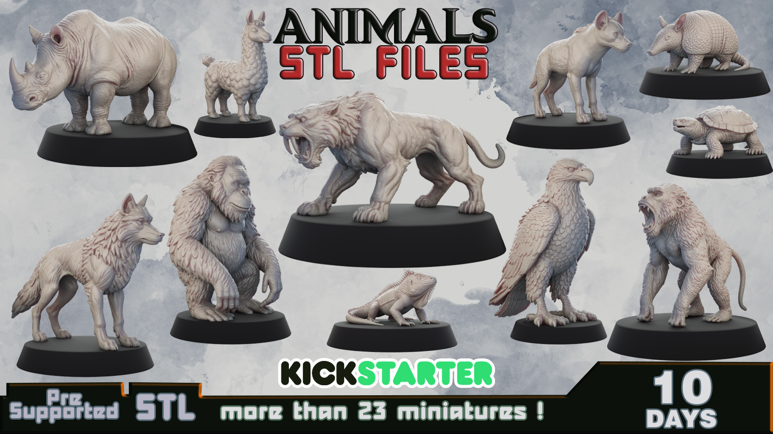 23+ ANIMALS STL FILES Campaign - MyMiniFactory