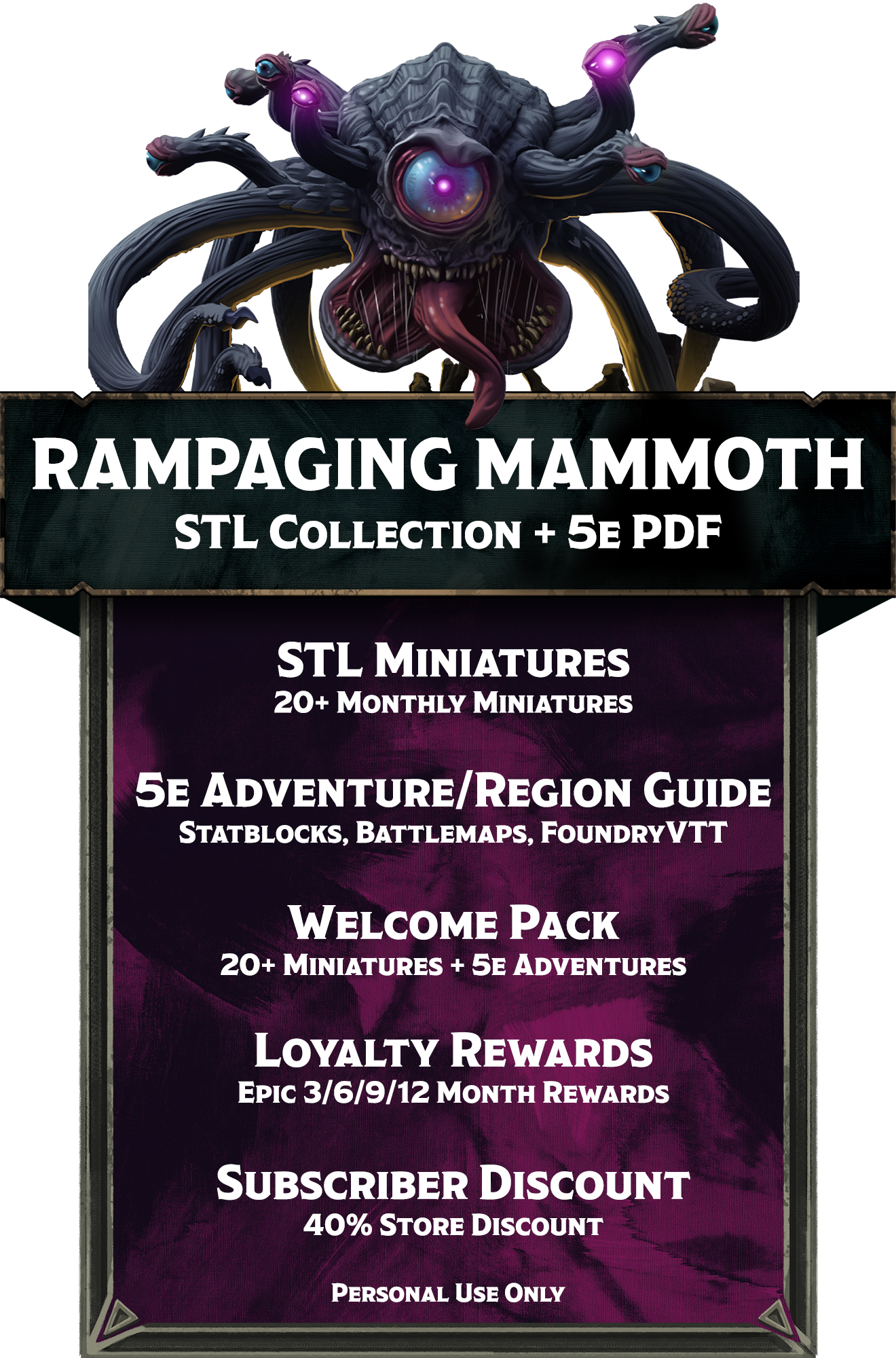Mammoth Factory @MammothFactory - MyMiniFactory
