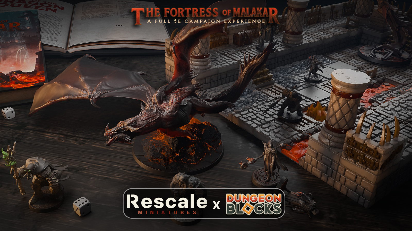 Rescale Miniatures x Dungeon Blocks - The Fortress of Malakar - A 5e ...