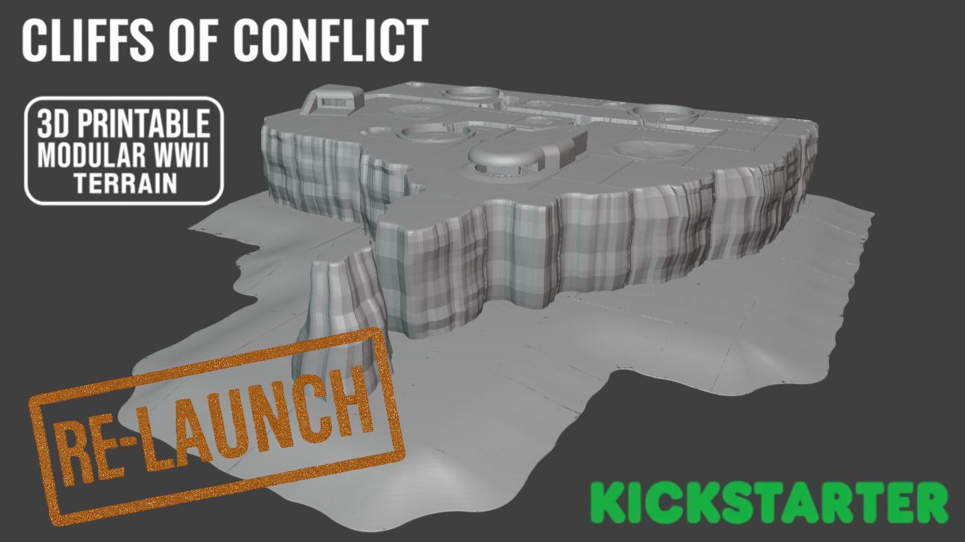 Cliffs of Conflict: 3D Printable Wargame Terrain Campaign - MyMiniFactory