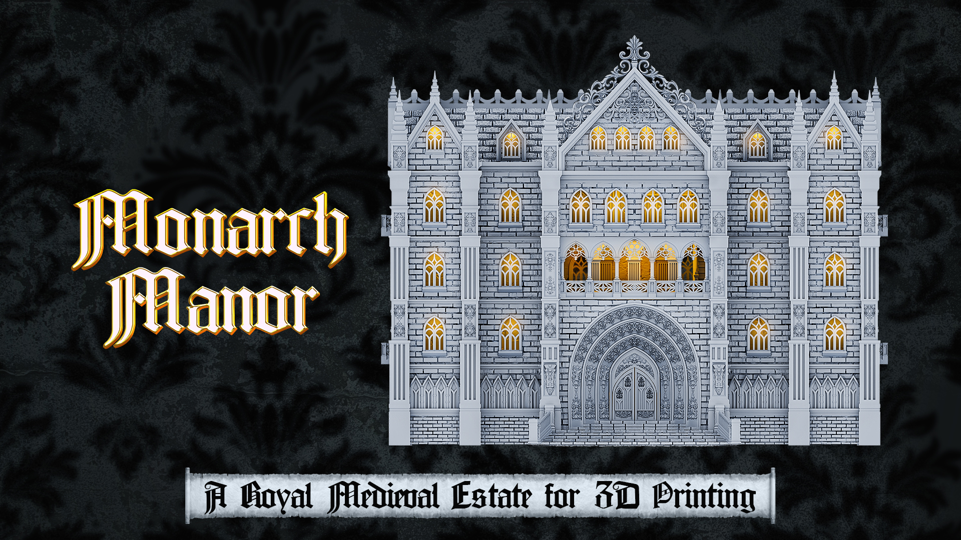 Monarch Manor: A Royal Medieval Estate for 3D Printing Campaign ...