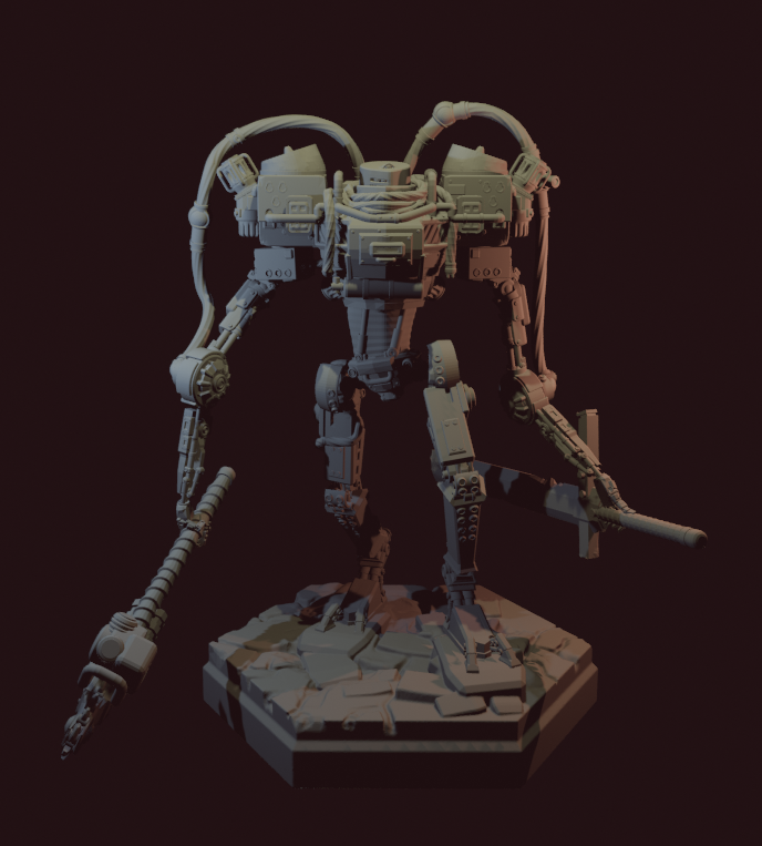 Exclusive Lancer Mech Bundle 01 STL Product Bundle by La voie du crane