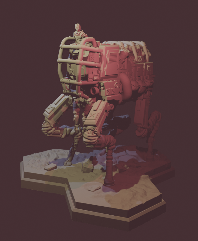 Exclusive Lancer Mech Bundle 01 STL Product Bundle by La voie du crane