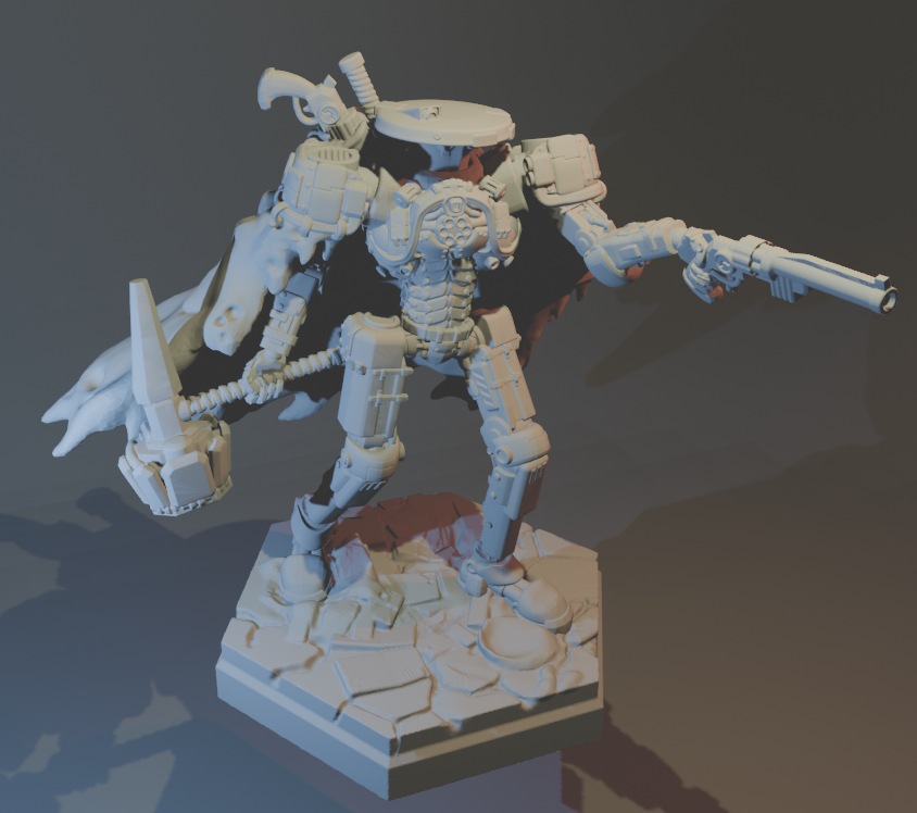 Exclusive Lancer Mech Bundle 01 STL Product Bundle by La voie du crane