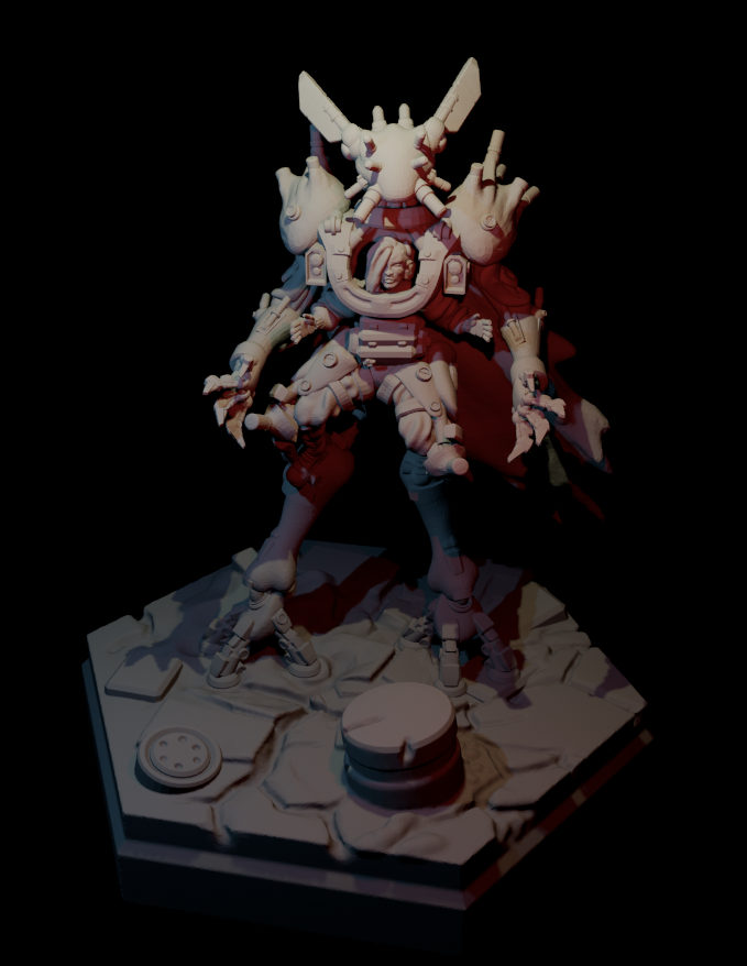 Exclusive Lancer Mech Bundle 01 STL Product Bundle by La voie du crane