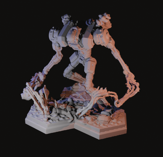 Exclusive Bundle Mech lancer 03 STL Product Bundle by La voie du crane