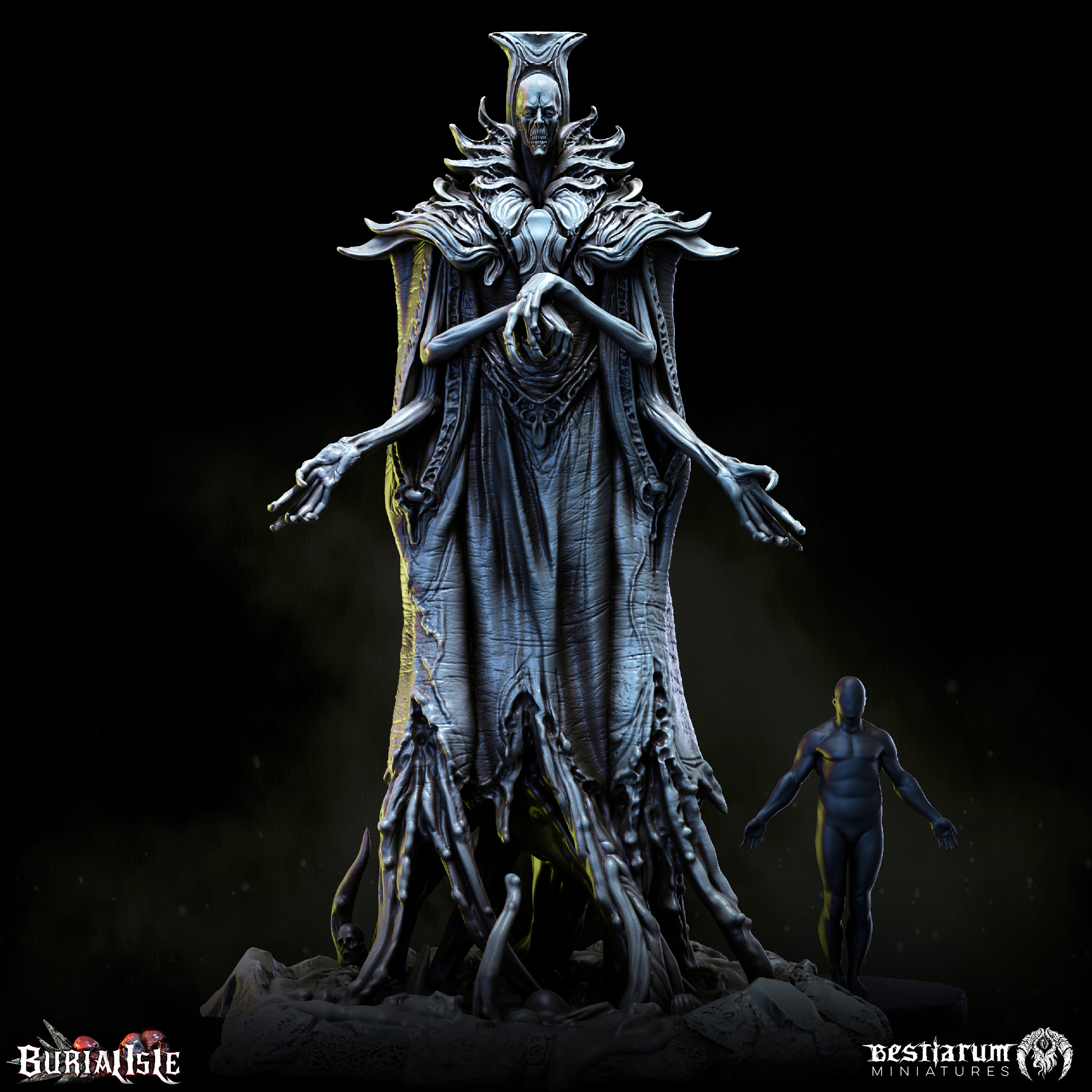 Exclusive The Judge and Retribution | Burial Isle | Undead Giant STL ...