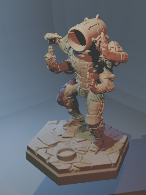 Exclusive Lancer Mech Bundle 01 STL Product Bundle by La voie du crane