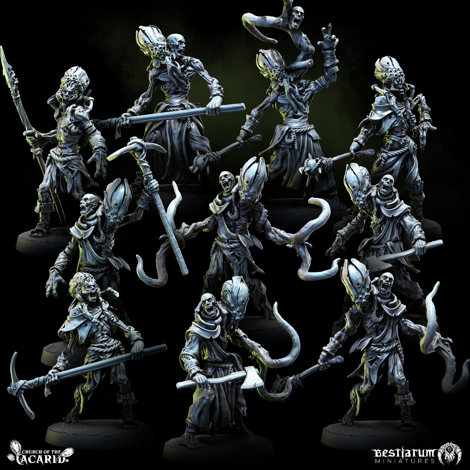 Exclusive The Infested Thralls: Collection | Church of the Acarid STL ...