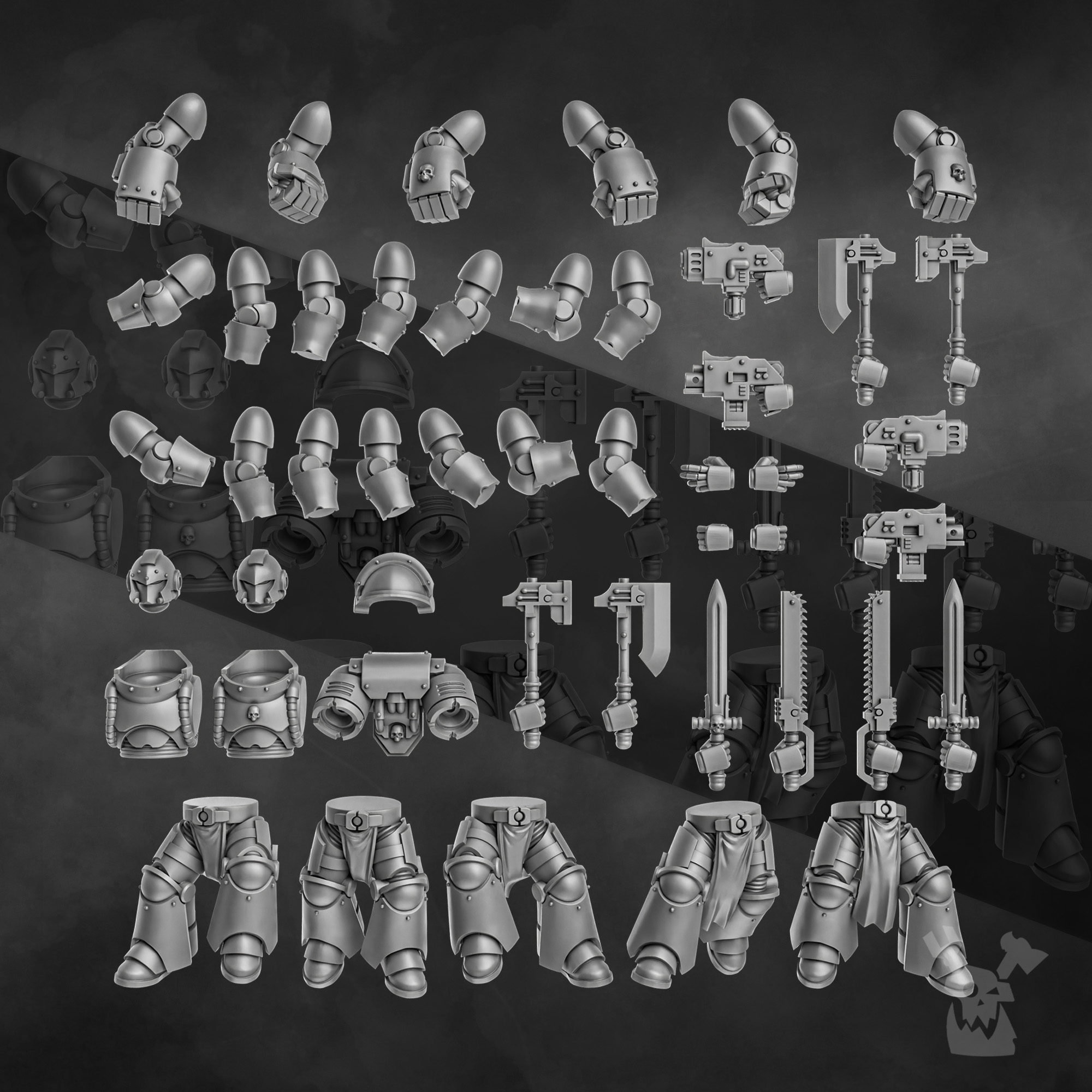 Exclusive October Bundle (DakkaDakka.Store Tribe, 2024) STL Product Bundle by dakkadakka.store