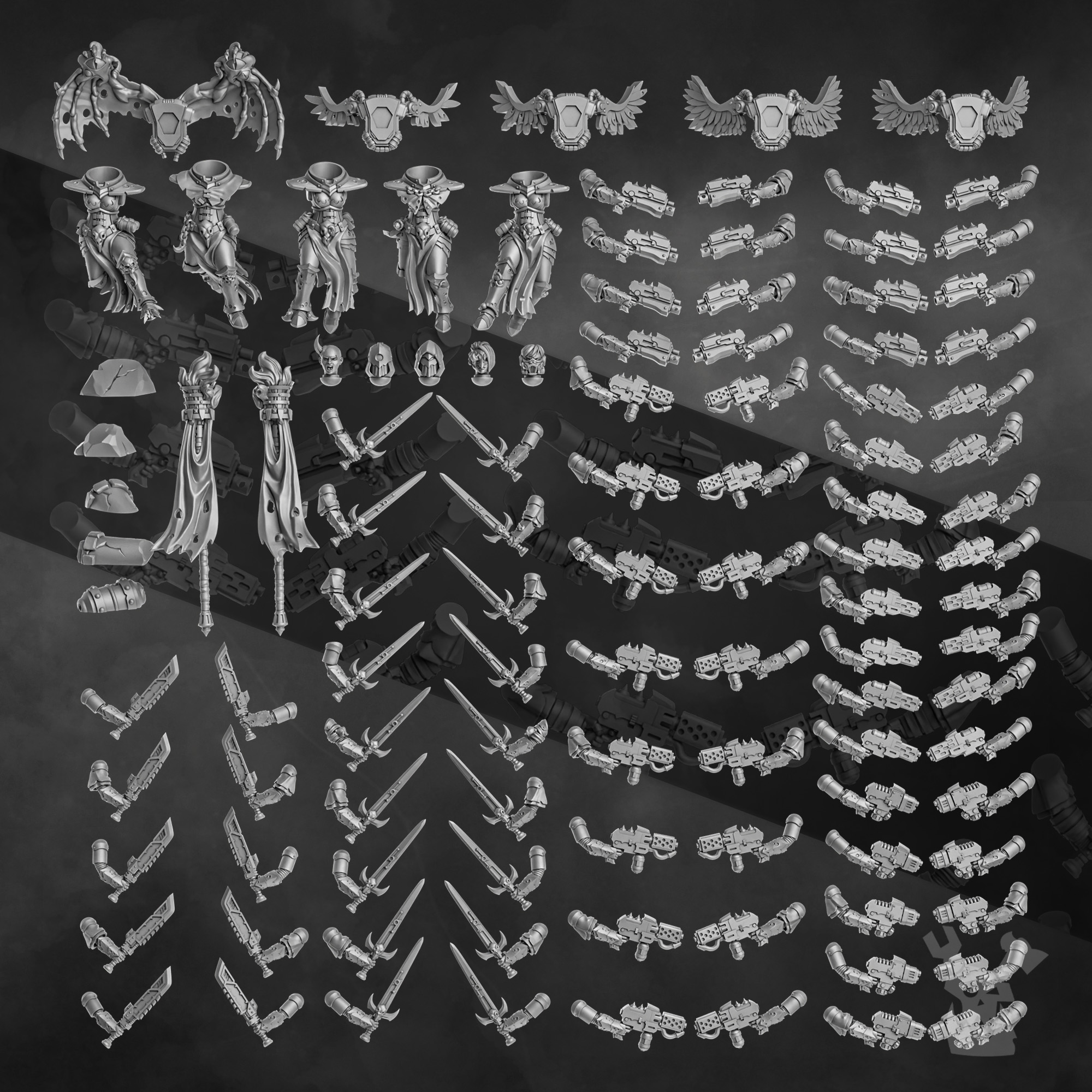 Exclusive Unholy Space Coven Bundle STL Product Bundle by dakkadakka.store