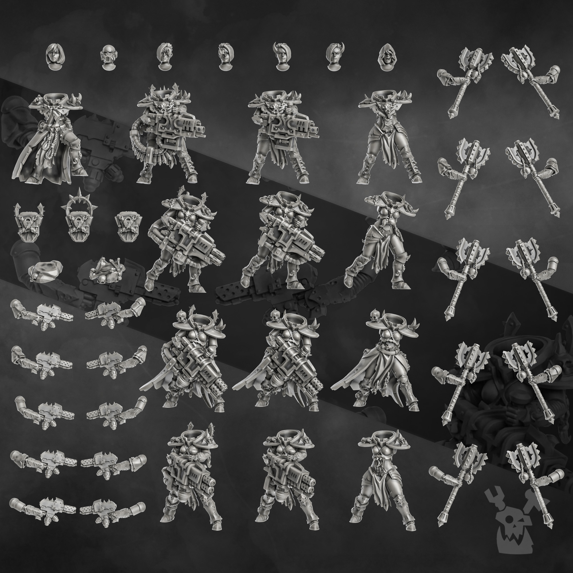 Exclusive Unholy Space Coven Bundle STL Product Bundle by dakkadakka.store