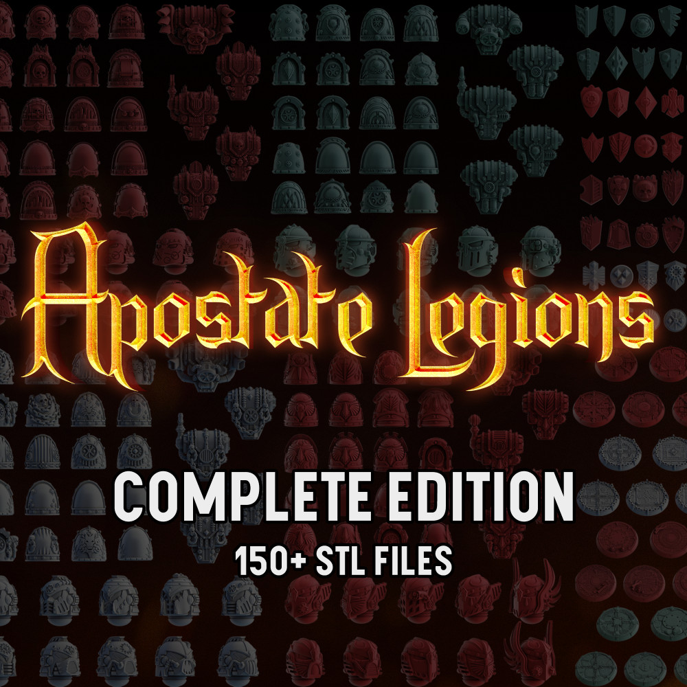 Exclusive Apostate Legions Project Bundle STL Product Bundle by ...