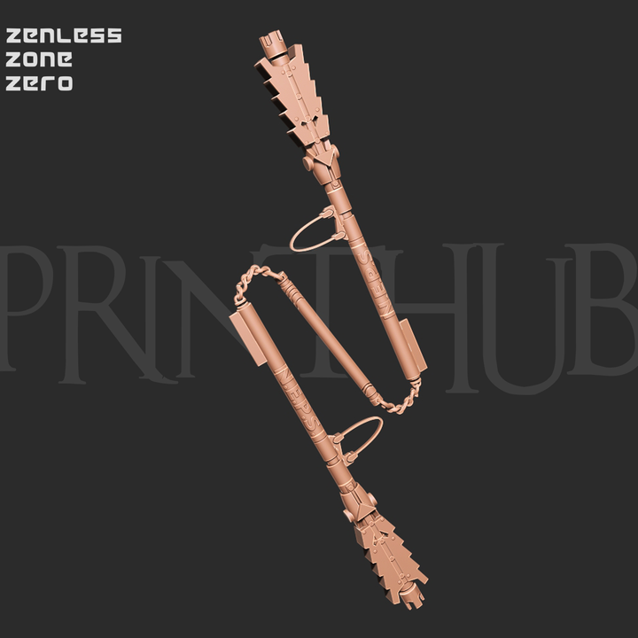 Exclusive Zenless zone zero weapons 3D Model Collection STL Product ...