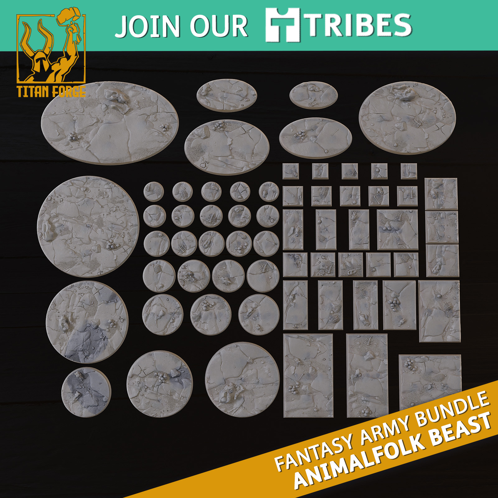 Exclusive Titan Forge Miniatures - Animalfolk Beast Bundle STL Product ...