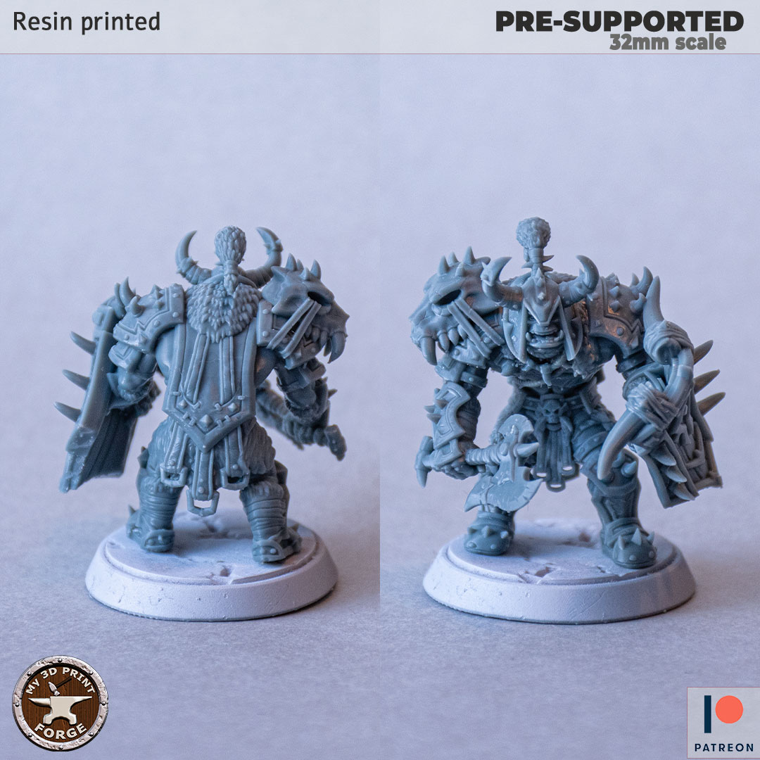 Exclusive Orcs V3 BUNDLE (38 Unique Pre-supported STLs) STL Product ...