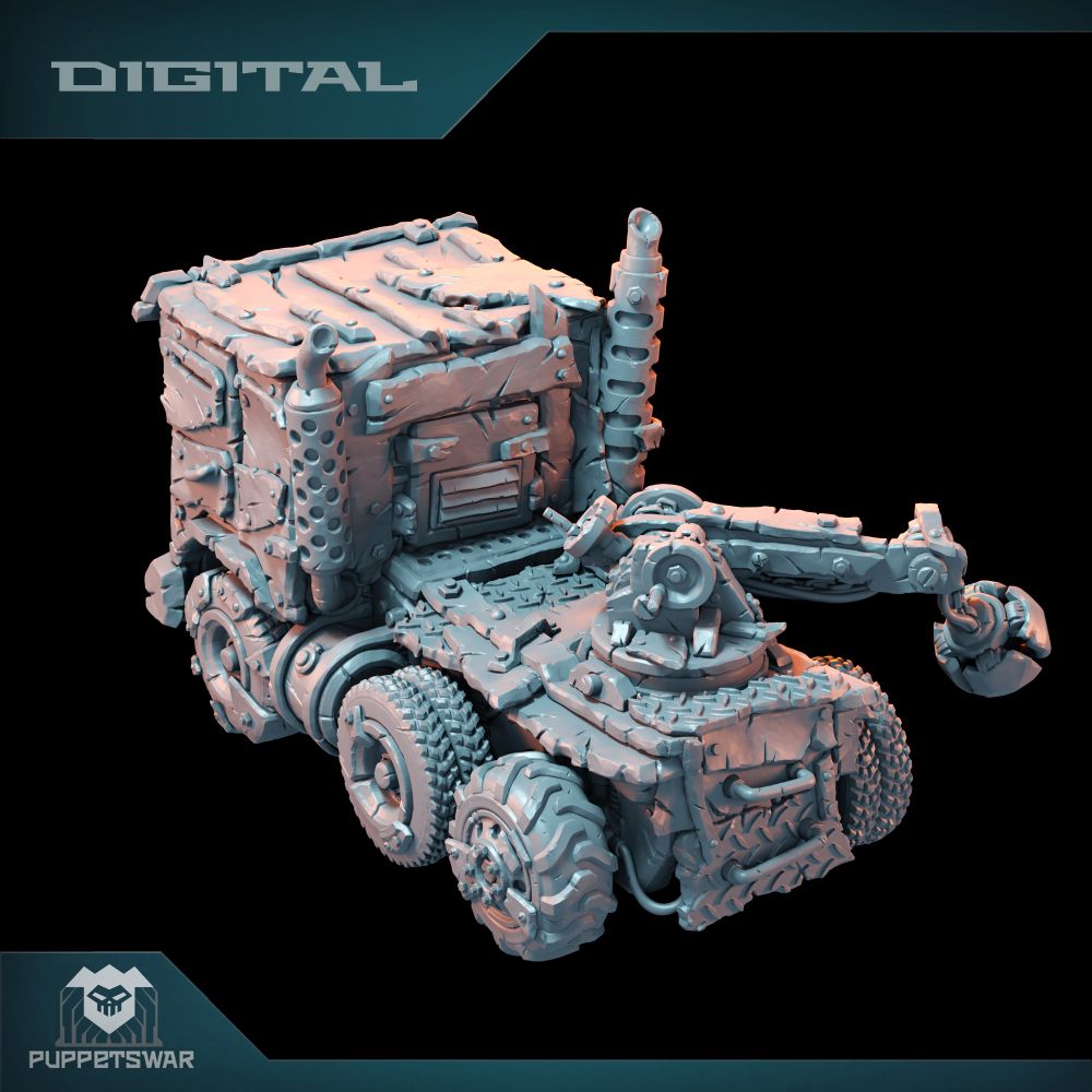 Exclusive Orc War Trucks Bundle STL Product Bundle by Puppetswar Miniatures