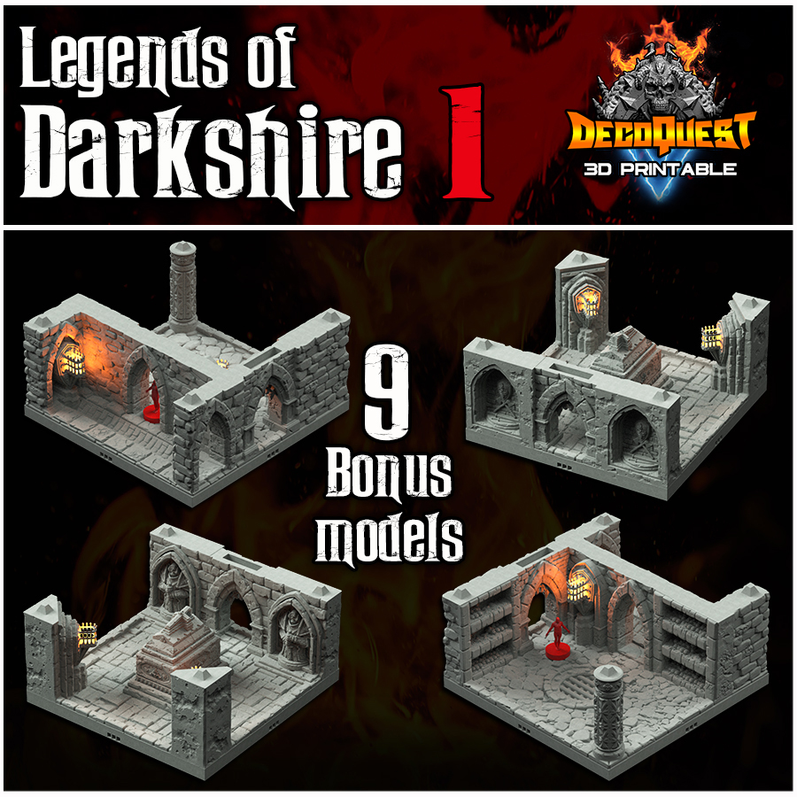Exclusive Darkshire Bundle STL Product Bundle by DecoQuest Workshop