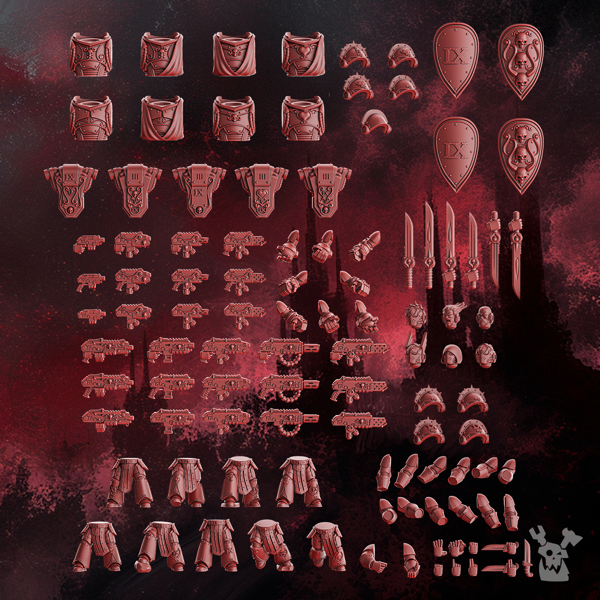 Exclusive Crimson Wings Bundle STL Product Bundle by dakkadakka.store