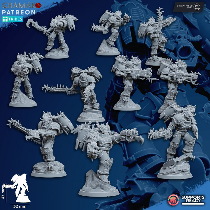 Exclusive Heretic Knights #3 - Storm Bundle STL Product Bundle by Ghamak