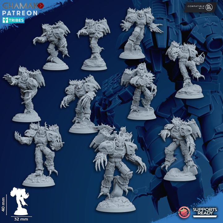 Exclusive Heretic Knights #3 - Storm Bundle STL Product Bundle by Ghamak