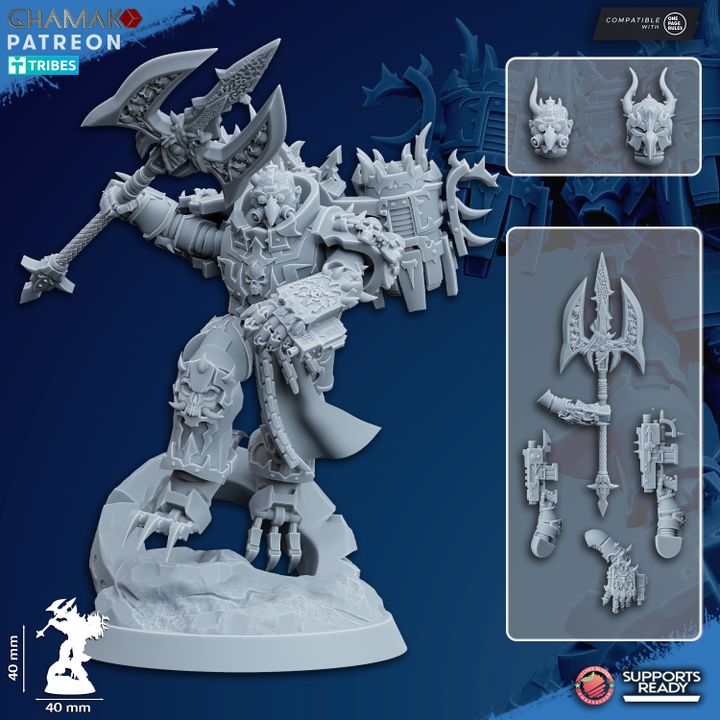 Exclusive Heretic Knights #3 - Storm Bundle STL Product Bundle by Ghamak