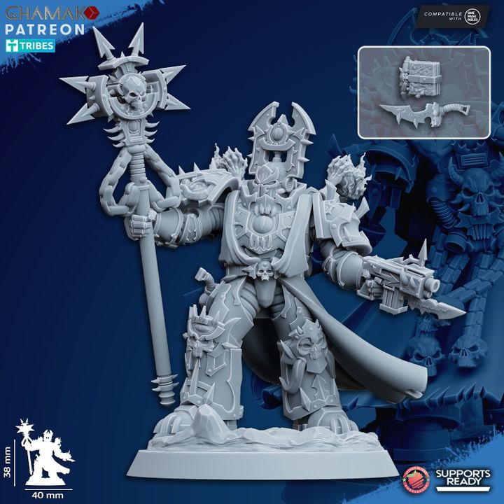 Exclusive Heretic Knights #2 - Infantry Bundle STL Product Bundle by Ghamak