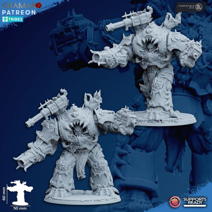 Exclusive Heretic Knights #2 - Infantry Bundle STL Product Bundle by Ghamak