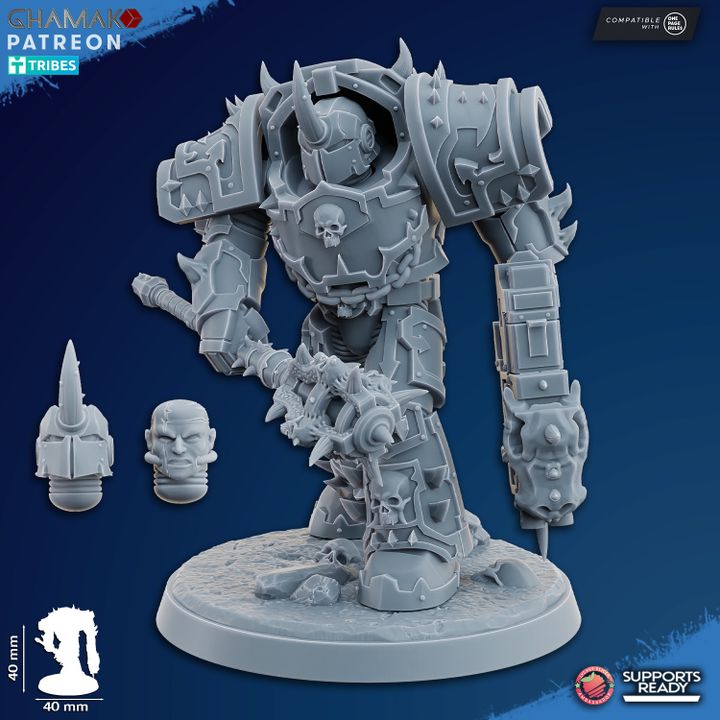 Exclusive Heretic Knights #1 - Assault Bundle STL Product Bundle by Ghamak