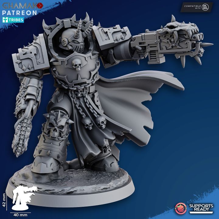 Exclusive Heretic Knights #1 - Assault Bundle STL Product Bundle by Ghamak