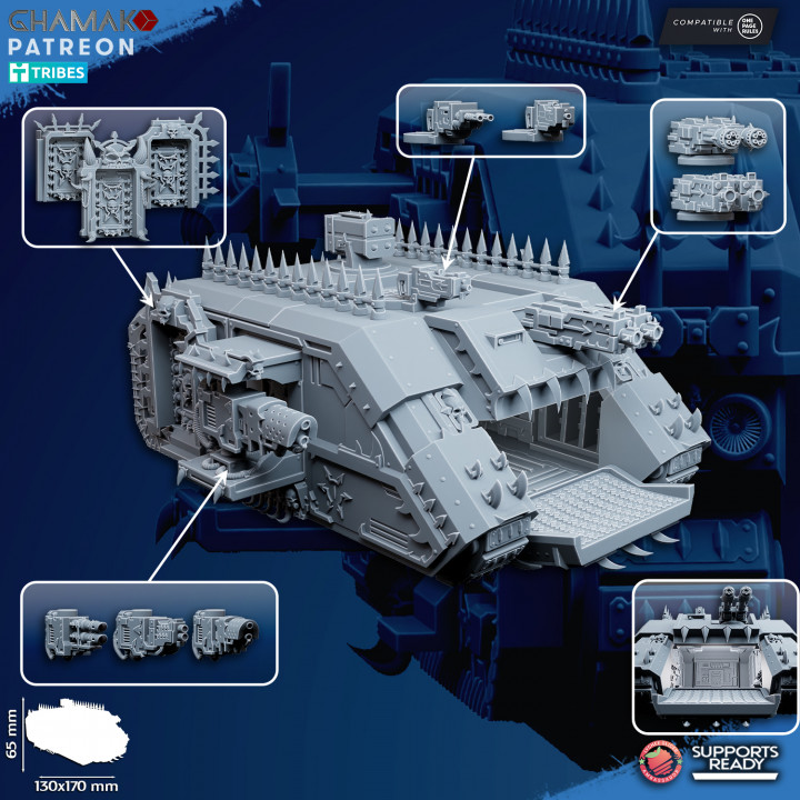 Exclusive Heretic Knights #1 - Assault Bundle STL Product Bundle by Ghamak