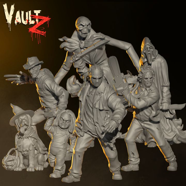 Exclusive Halloween Bundle STL Product Bundle by Vaultz Miniatures