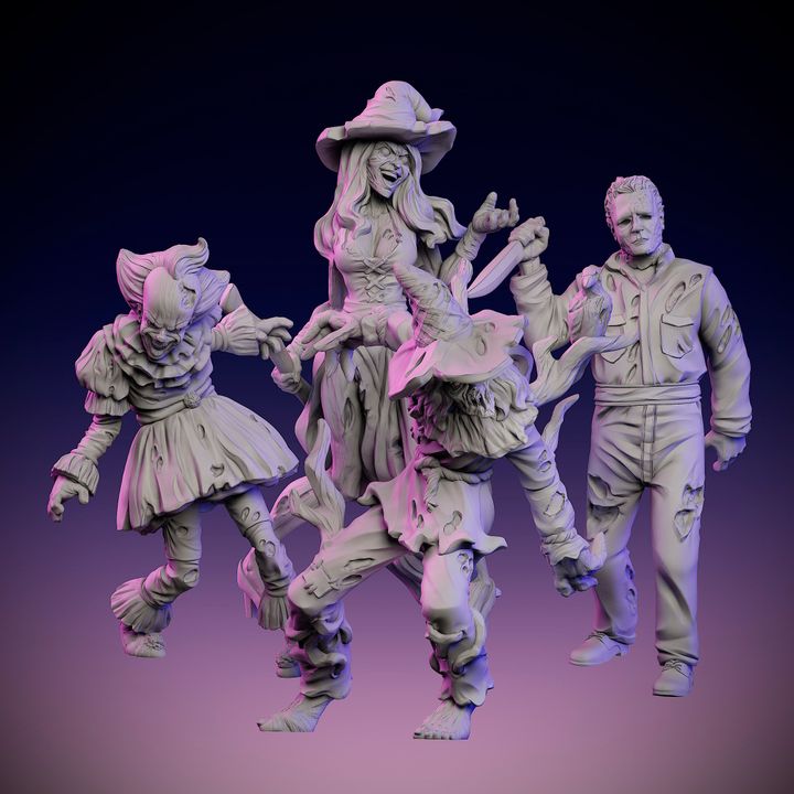 Exclusive Halloween Bundle STL Product Bundle by Vaultz Miniatures