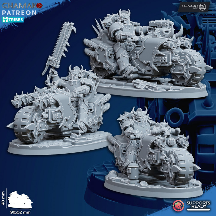 Exclusive Heretic Knights #3 - Storm Bundle STL Product Bundle by Ghamak