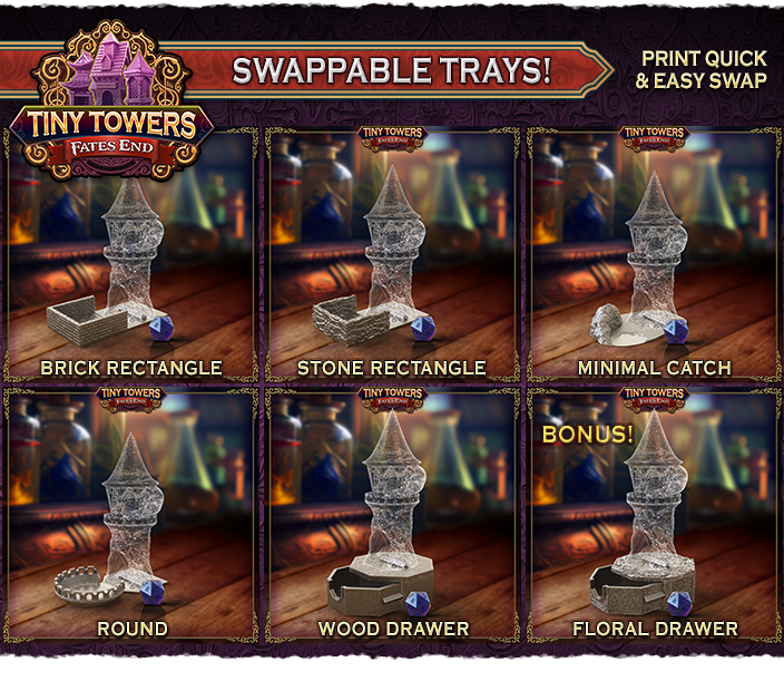 Exclusive Tiny Towers Full Collection STL Product Bundle by FatesEnd
