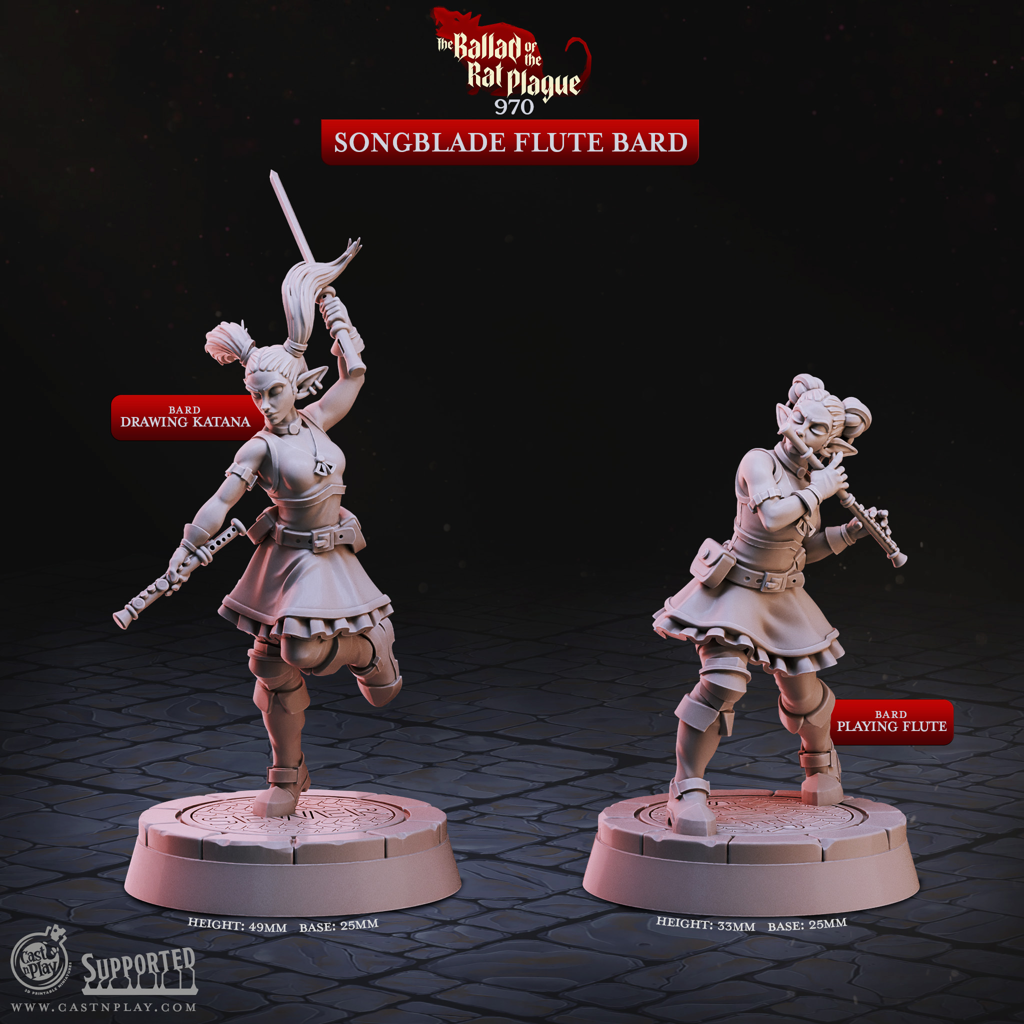 Exclusive The Ballad of the Rat Plague STL Product Bundle by Cast n Play