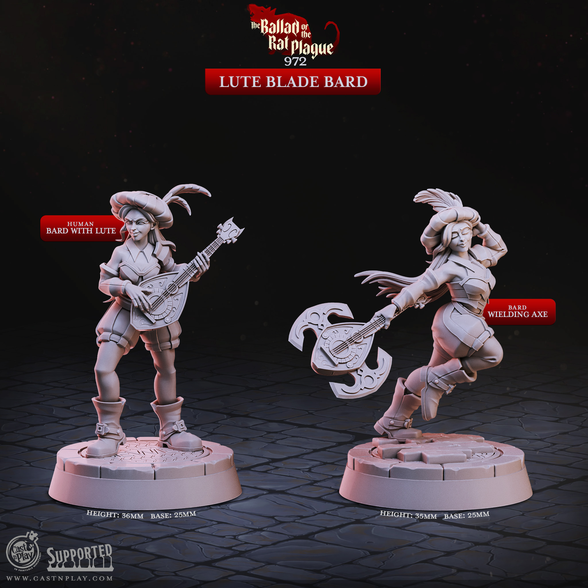 Exclusive The Ballad of the Rat Plague STL Product Bundle by Cast n Play