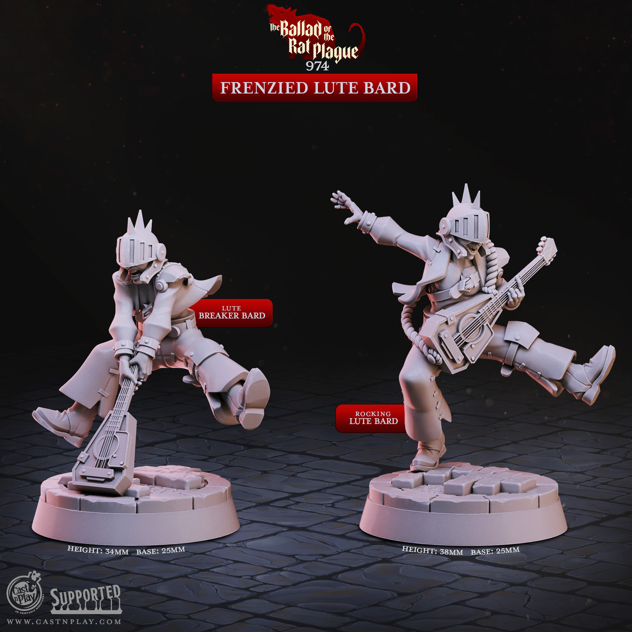 Exclusive The Ballad of the Rat Plague STL Product Bundle by Cast n Play
