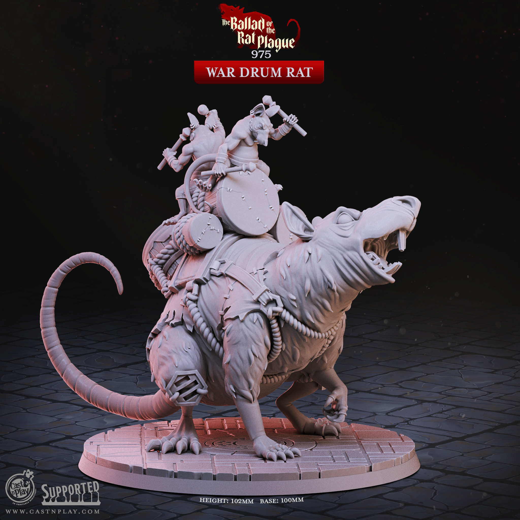 Exclusive The Ballad of the Rat Plague STL Product Bundle by Cast n Play