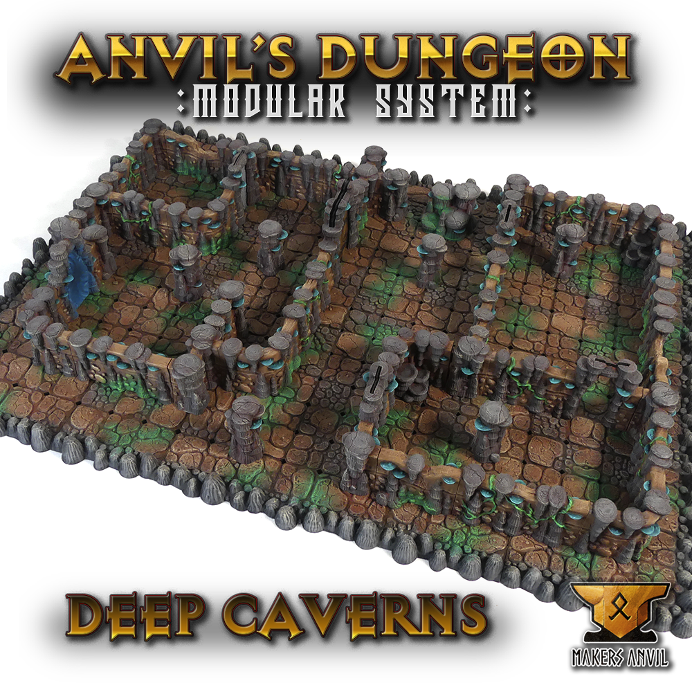 Exclusive Anvil's Dungeon: Full Set STL Product Bundle by Makers Anvil