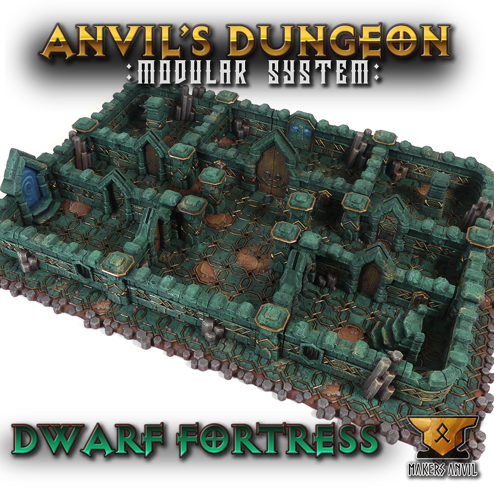 Exclusive Anvil's Dungeon: Full Set STL Product Bundle by Makers Anvil
