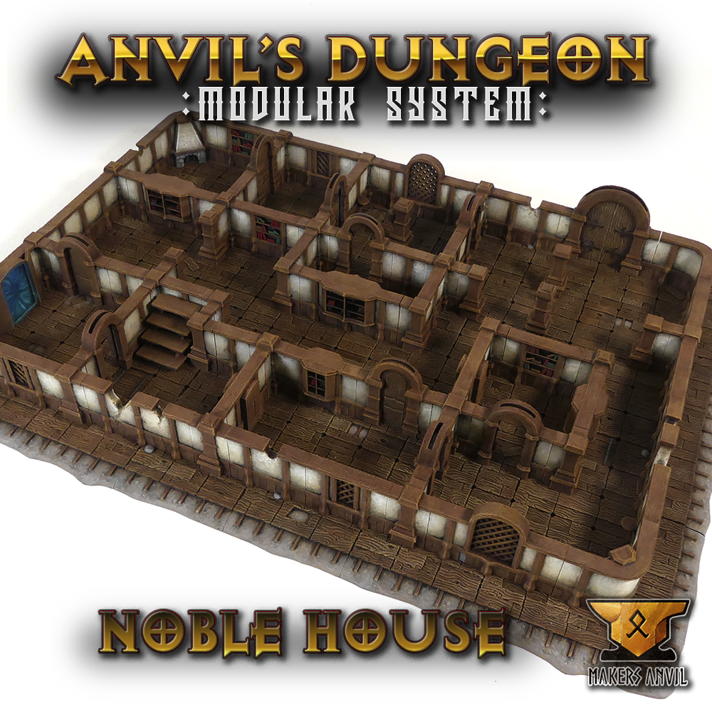 Exclusive Anvil's Dungeon: Full Set STL Product Bundle by Makers Anvil