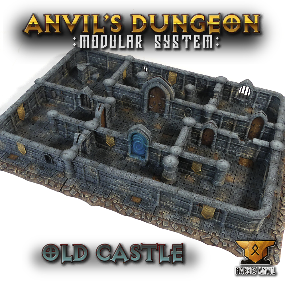Exclusive Anvil's Dungeon: Full Set STL Product Bundle by Makers Anvil