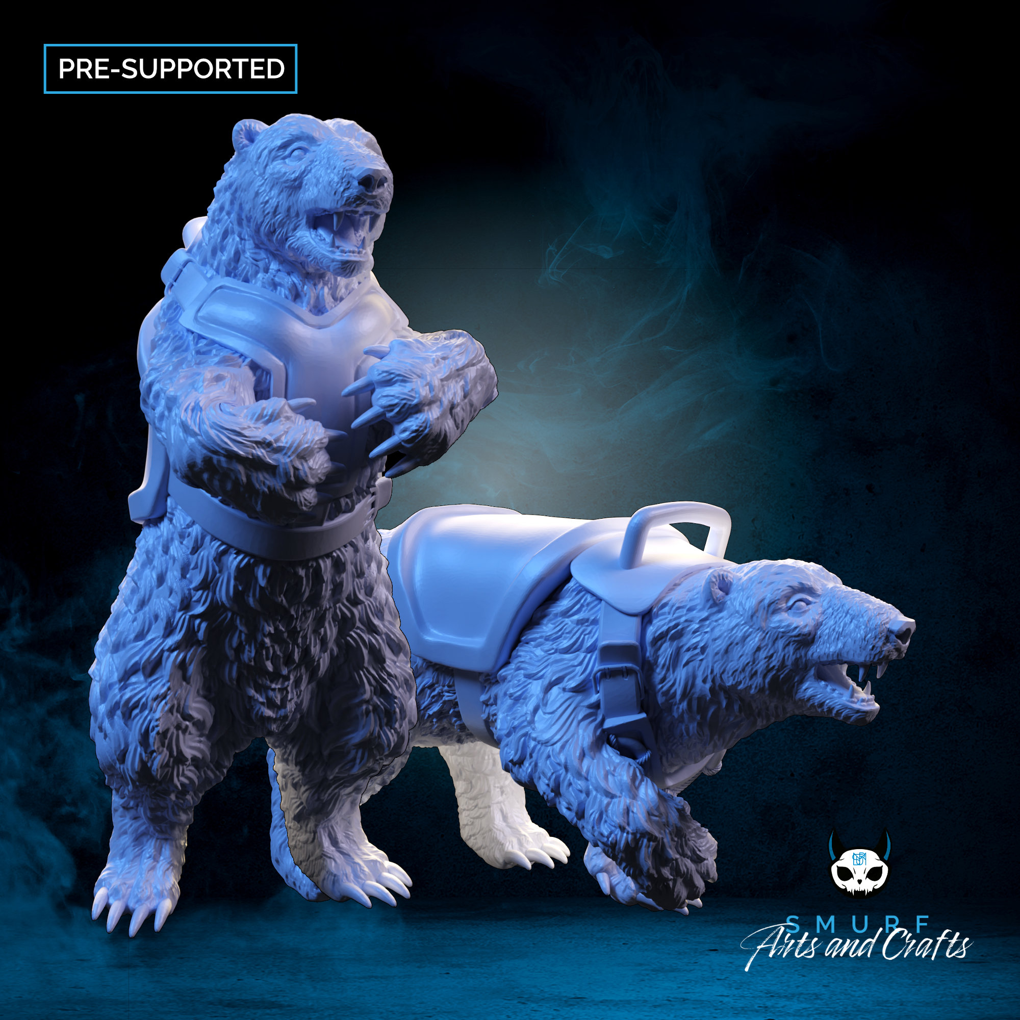 Exclusive Polar Bears STL Product Bundle by Smurf Minis