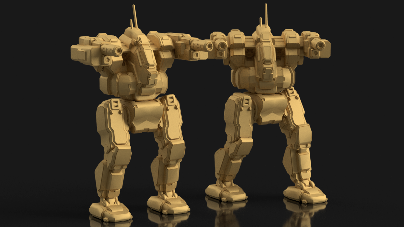 Exclusive 2024 Mech Designs STL Product Bundle by Matt Mason
